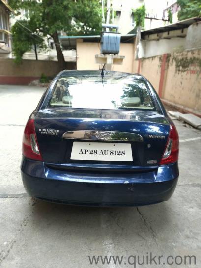 Blue 2007 Hyundai Verna 1.6 VTVT SX AT 80,000 kms driven in Park Lane ...