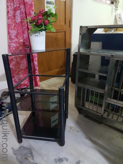 Corner Glass table good looking for sale, 2. KItchen plate stand as and ...