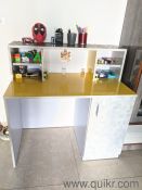 Solid wood carpenter study table fully premium laminated with chair ...