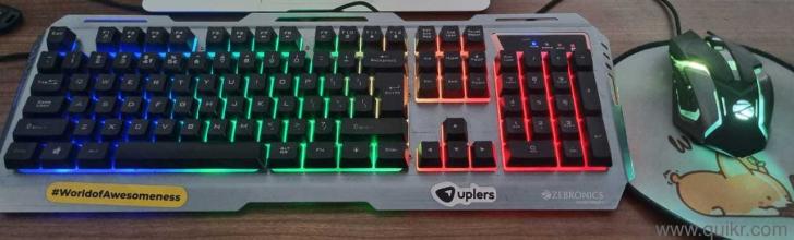 Gaming keyboard mouse combo - Zebronics transformer | Udaipur | Quikr