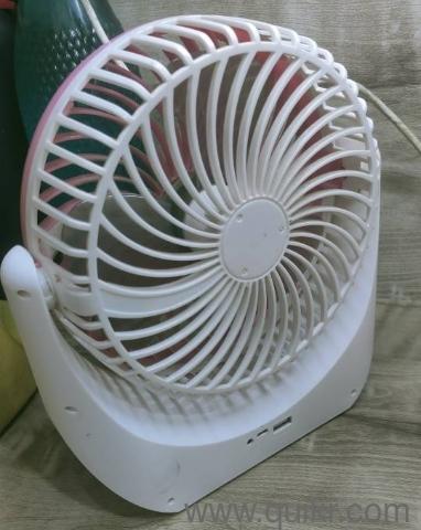 Mini Fan with inbuilt LED Lamp (battery operated, rechargeable) | Pune ...