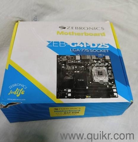 Combo : Zebronics Zeb-G41-D2S Motherboard + 2 x 2GB DDR2 RAM + Intel ...