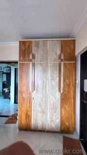 2 customized almirah with loft, shoe rack, dressing table, fridge and ...