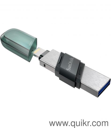 SanDisk iXpand USB 3.0 Flash Drive Flip 128GB for iOS and Windows ...