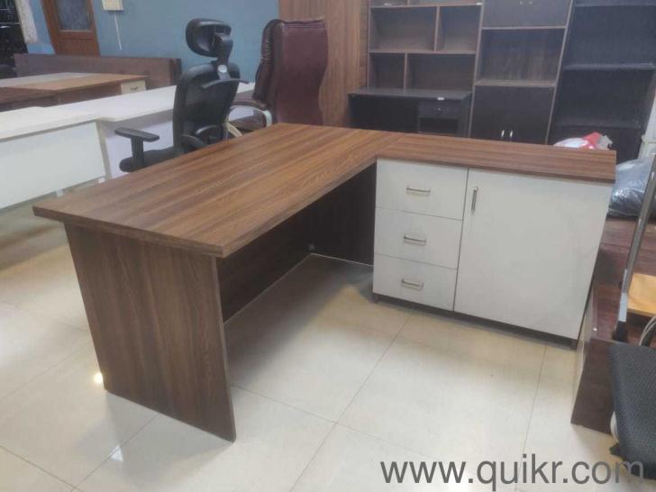 Executive Lshape table Price : 7999/- Material : Pre Laminated HDF HDF ...