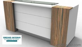 Reception Table with year warranty at low price Material : Pre ...