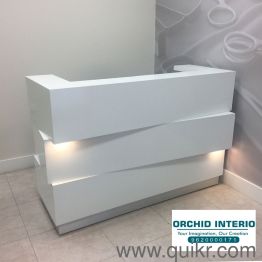 Reception Table with year warranty at low price Material : Pre ...