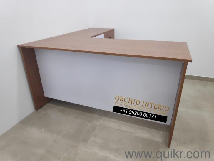 Executive Lshape table Price : 7999/- Material : Pre Laminated HDF HDF ...