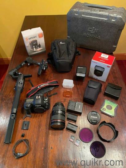 New and original Canon EOS 5D Mark IV camera with full kit, 24-105mm ...