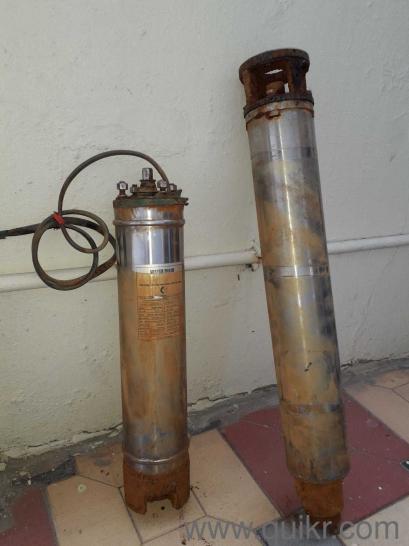 Crompton Submerge pump 1hp, 2023 model, with gokul starter, 80 feet ...