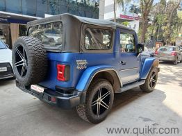 Blue 2021 Mahindra Thar 6,000 kms driven in Koregaon Park, Pune ...