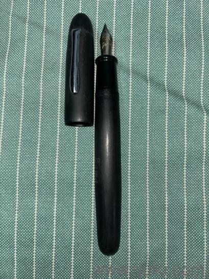Gama Masterpeice - Full Ebonite Matt Finish Eye Dropper Fountain Pen ...