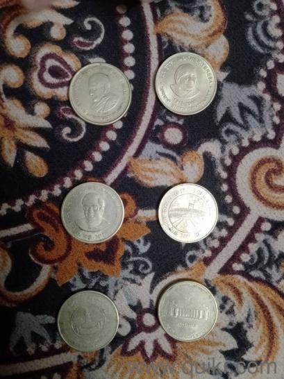 old 5 rupees coins with famous people faces gold coin | Kolkata | Quikr