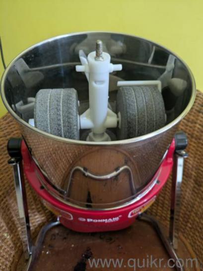 Ponmani Power Plus - 3Ltr Tilting Wet Grinder (Red, 225W Copper Motor ...