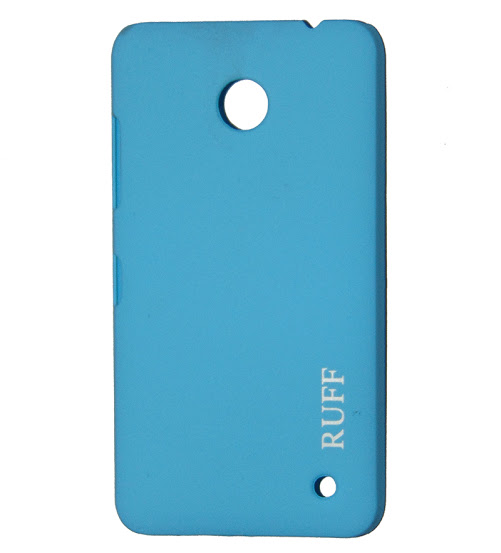 Ruff Sword Finish Back Cover For Nokia Lumia 630 (Blue) for Exchange in ...